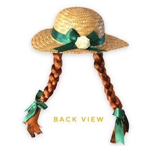 Kindred Spirits | Other | Anne Of Green Gables Straw Hat Wig | Poshmark